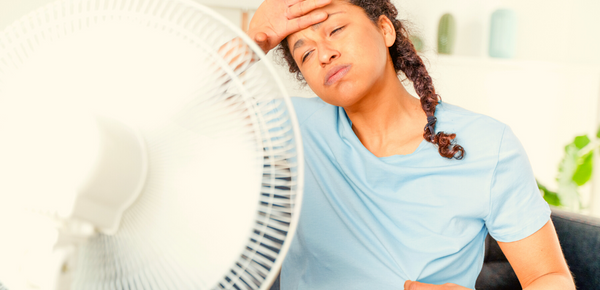 Heatwave person fan by Canva - The Climate Center